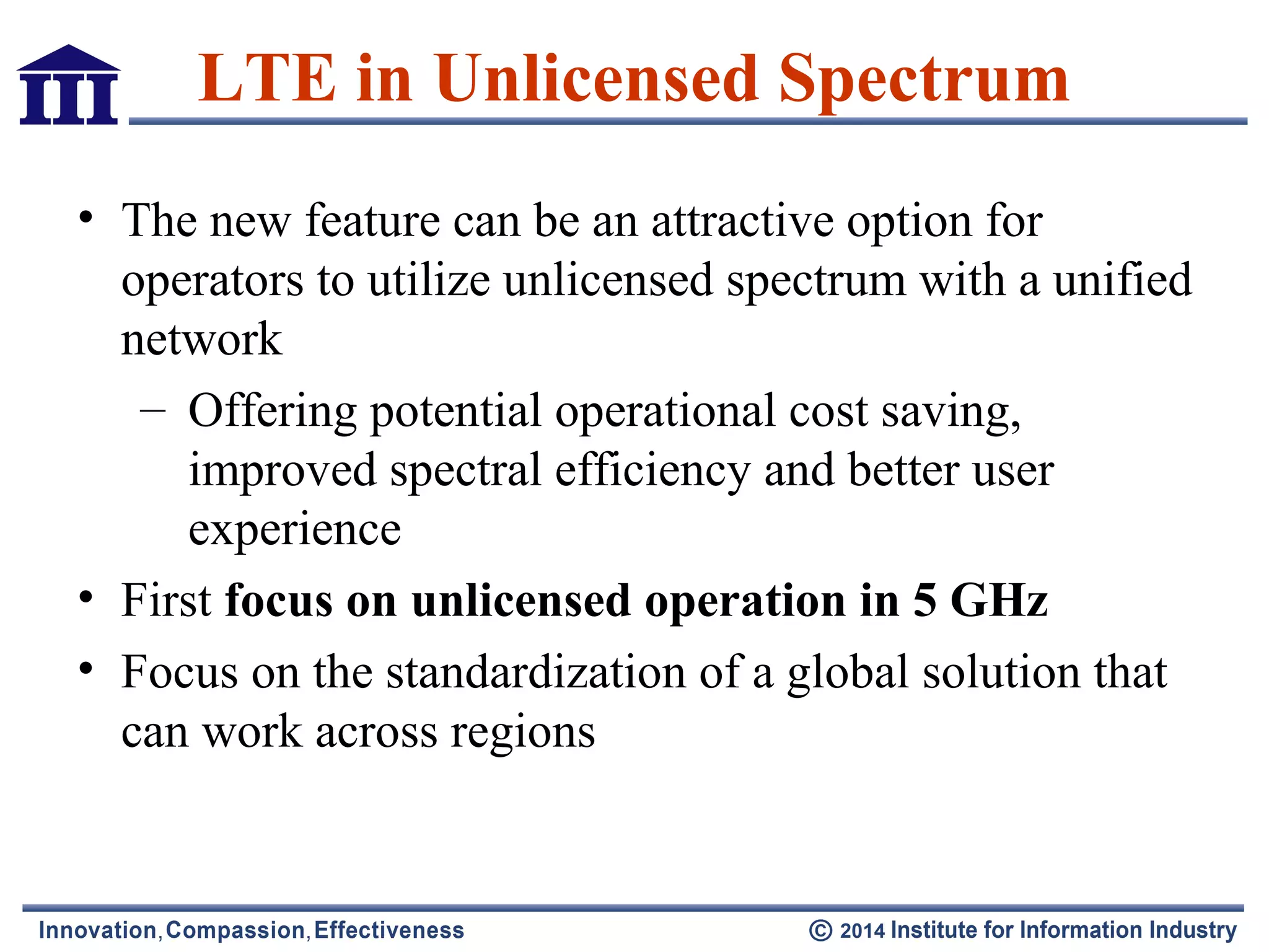LTE direct in unlicensed spectrum | PPT