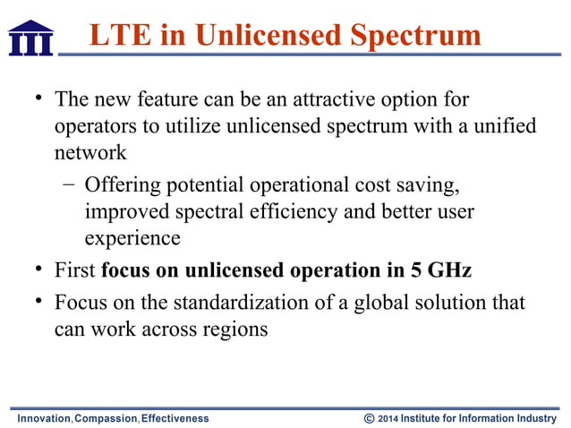 LTE direct in unlicensed spectrum | PPT