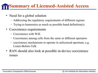 LTE direct in unlicensed spectrum | PPTX