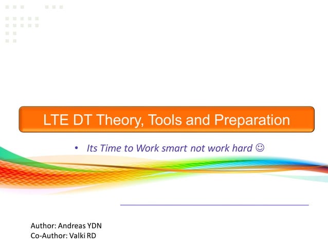 Lte drivetest guideline with genex probe | PDF | Computer Networking ...
