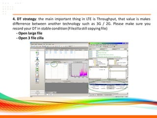 Lte drivetest guideline with genex probe | PDF