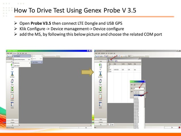 Lte drivetest guideline with genex probe | PDF | Computer Networking ...