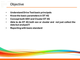 Lte drivetest guideline with genex probe | PDF