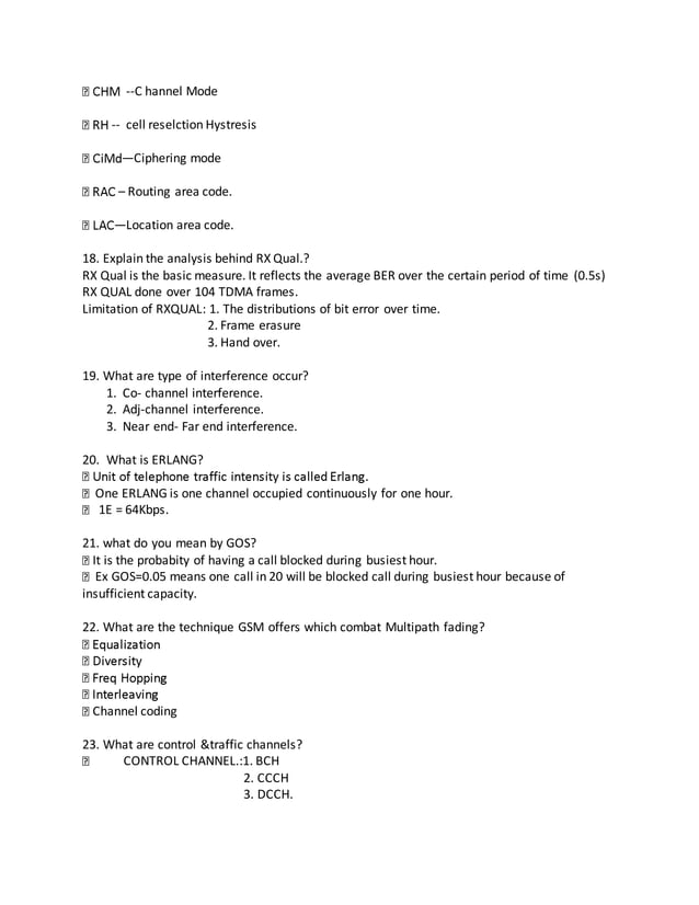Lte drive test parameters | DOCX