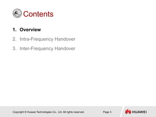 LTE eRAN18.1 Intra-RAT Handover Feature ISSUE 1.00.pptx