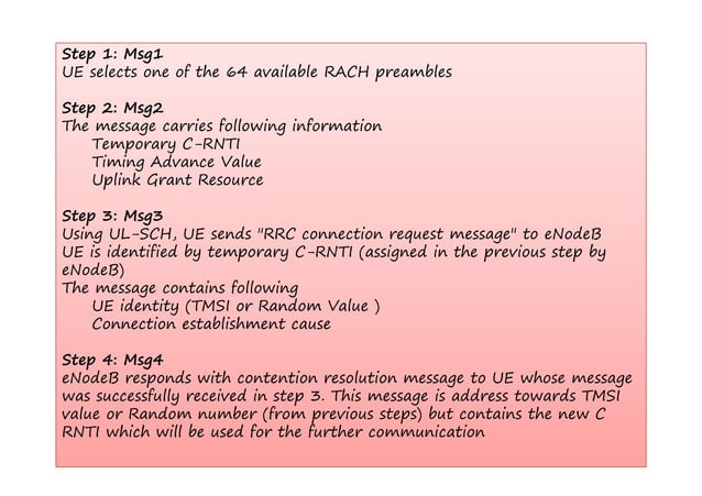 LTE Call Flow Procedures ,Intra LTE HO procedure | PPT
