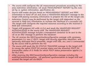 LTE Call Flow Procedures ,Intra LTE HO procedure | PPT