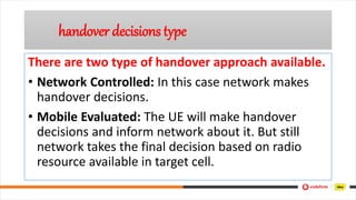 4G Handovers || LTE Handovers || | PPTX