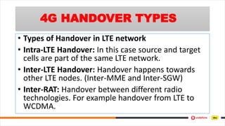 4G Handovers || LTE Handovers || | PPTX
