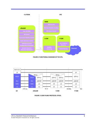 LTE in a Nutshell: Protocol Architecture | PDF