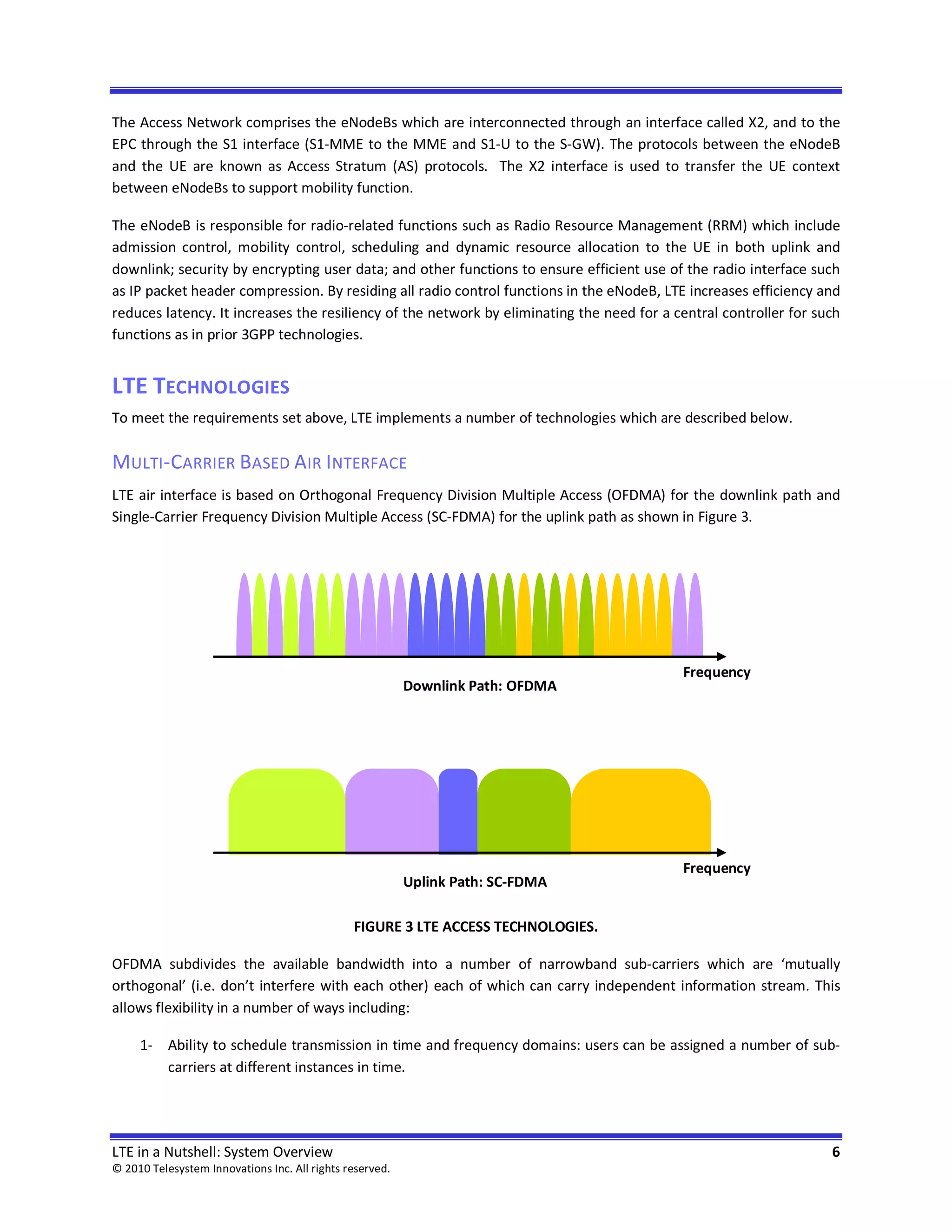 LTE in a Nutshell: System Overview | PDF