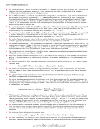 Lte in bullets, uplink link budgets | PDF | Digital Audio | Computer ...