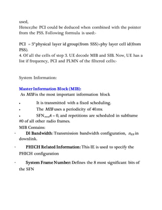 Lte initial access | DOCX