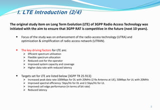 LTE (Long Term Evolution) Introduction | PDF