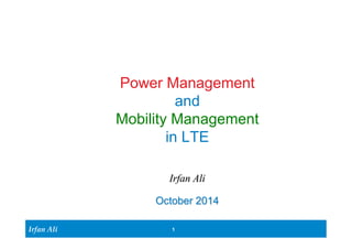 LTE Location Management and Mobility Management | PPT