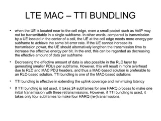 Lte mac presentation | PPT | Operating Systems | Computer Software and ...