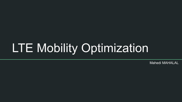 Lte mobility optimization | PDF | Smartphones | Consumer Electronics