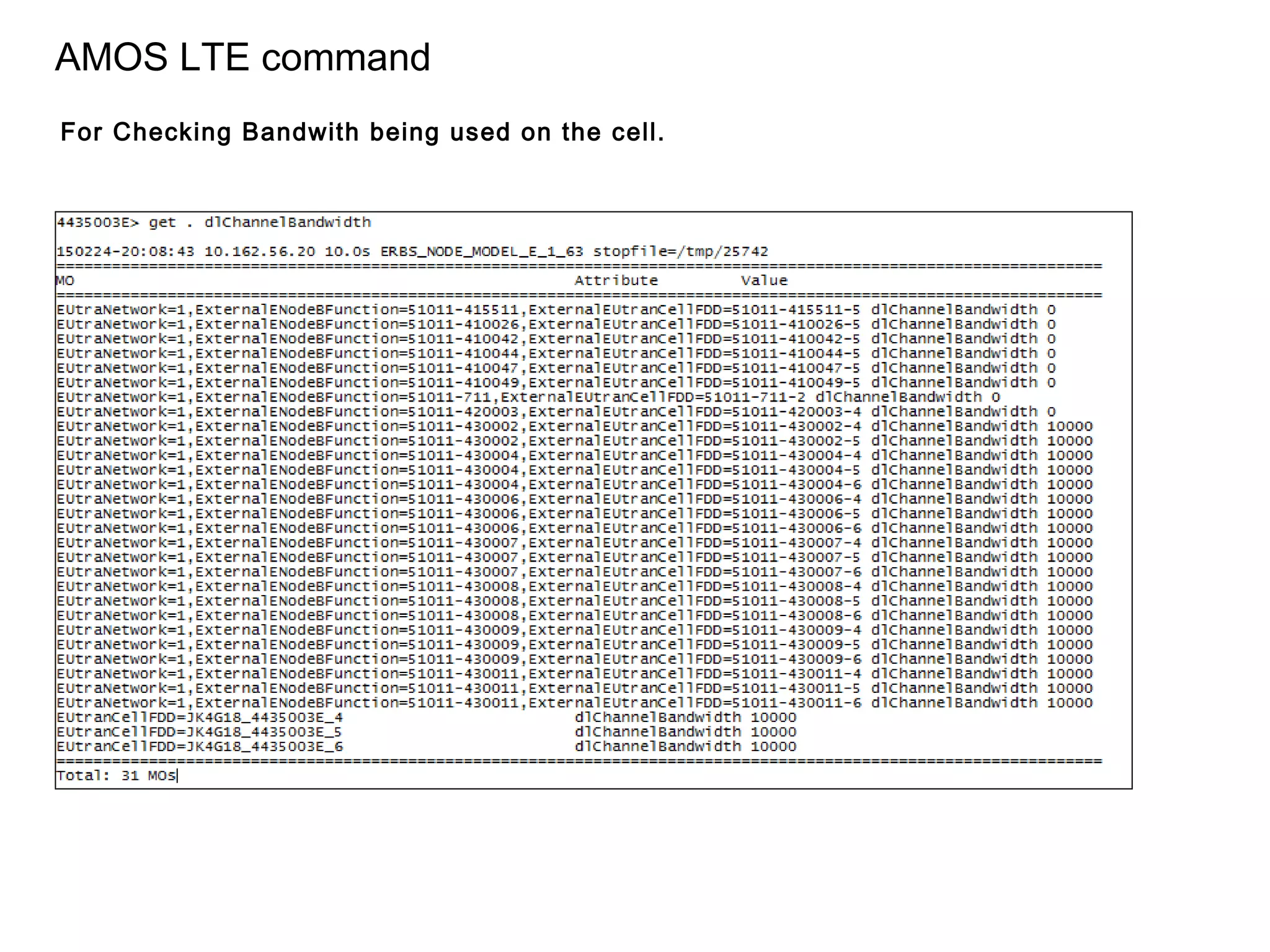 Lte most used command rev1 | PPT