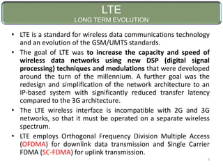 Introduction to LTE | PPTX
