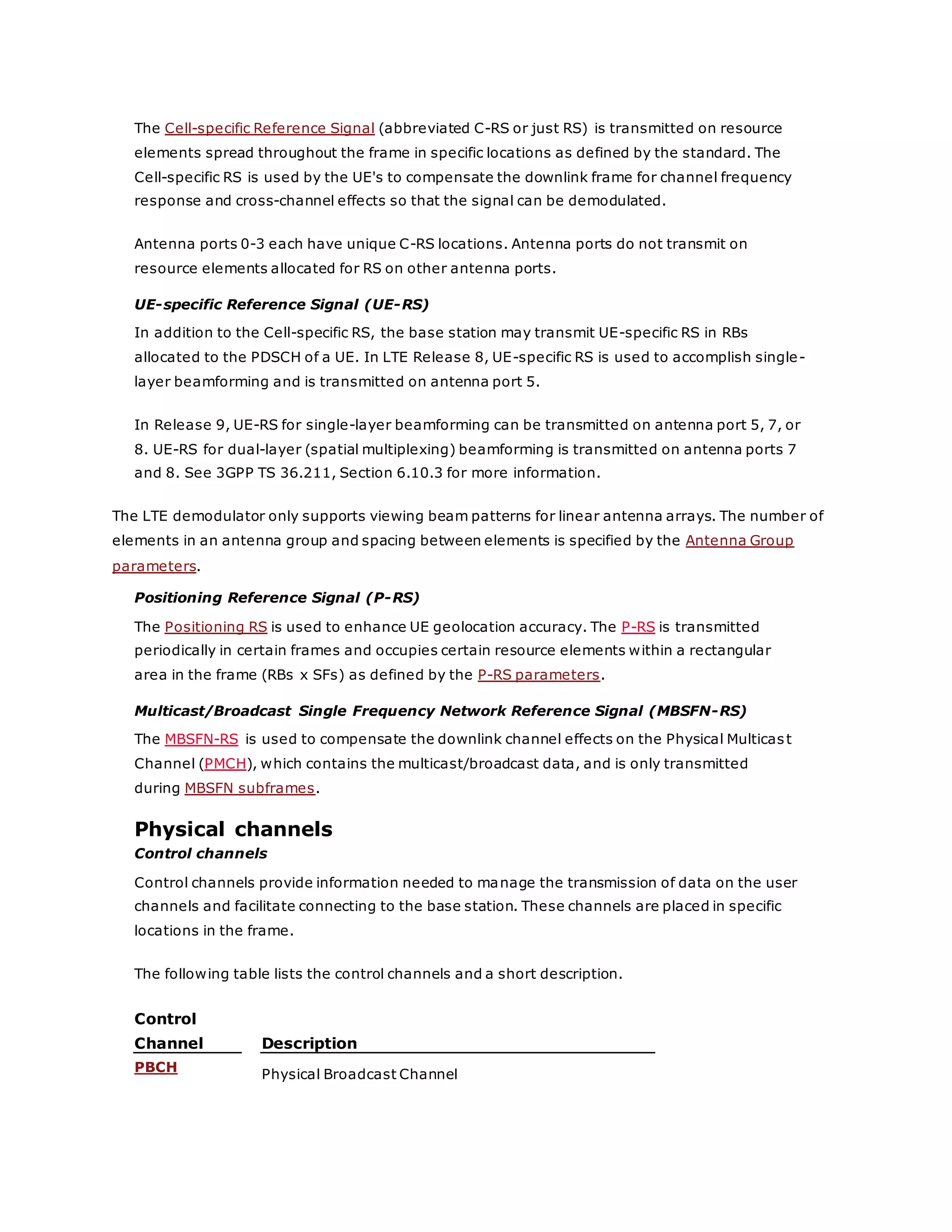 Lte physical layer overview | DOCX