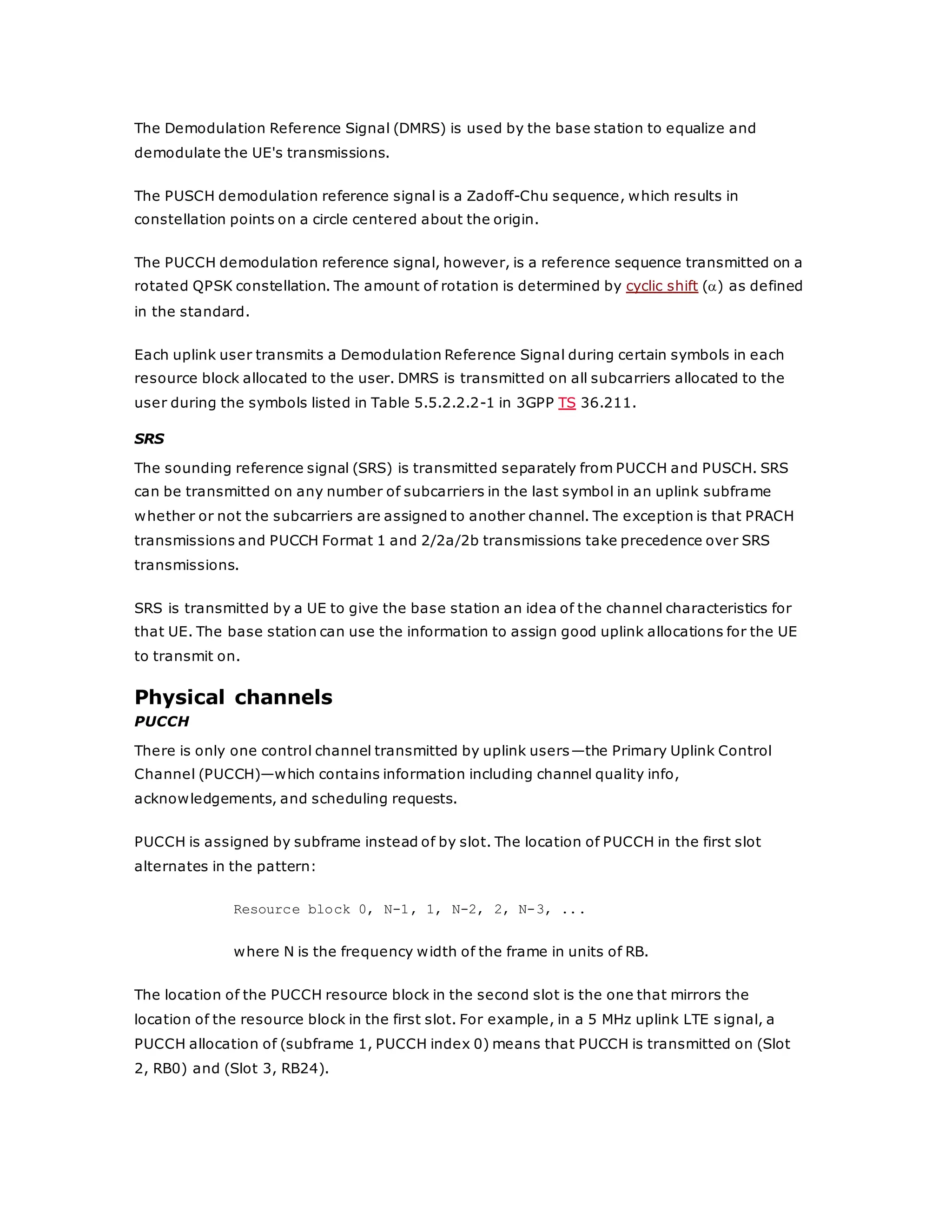 Lte physical layer overview | DOCX