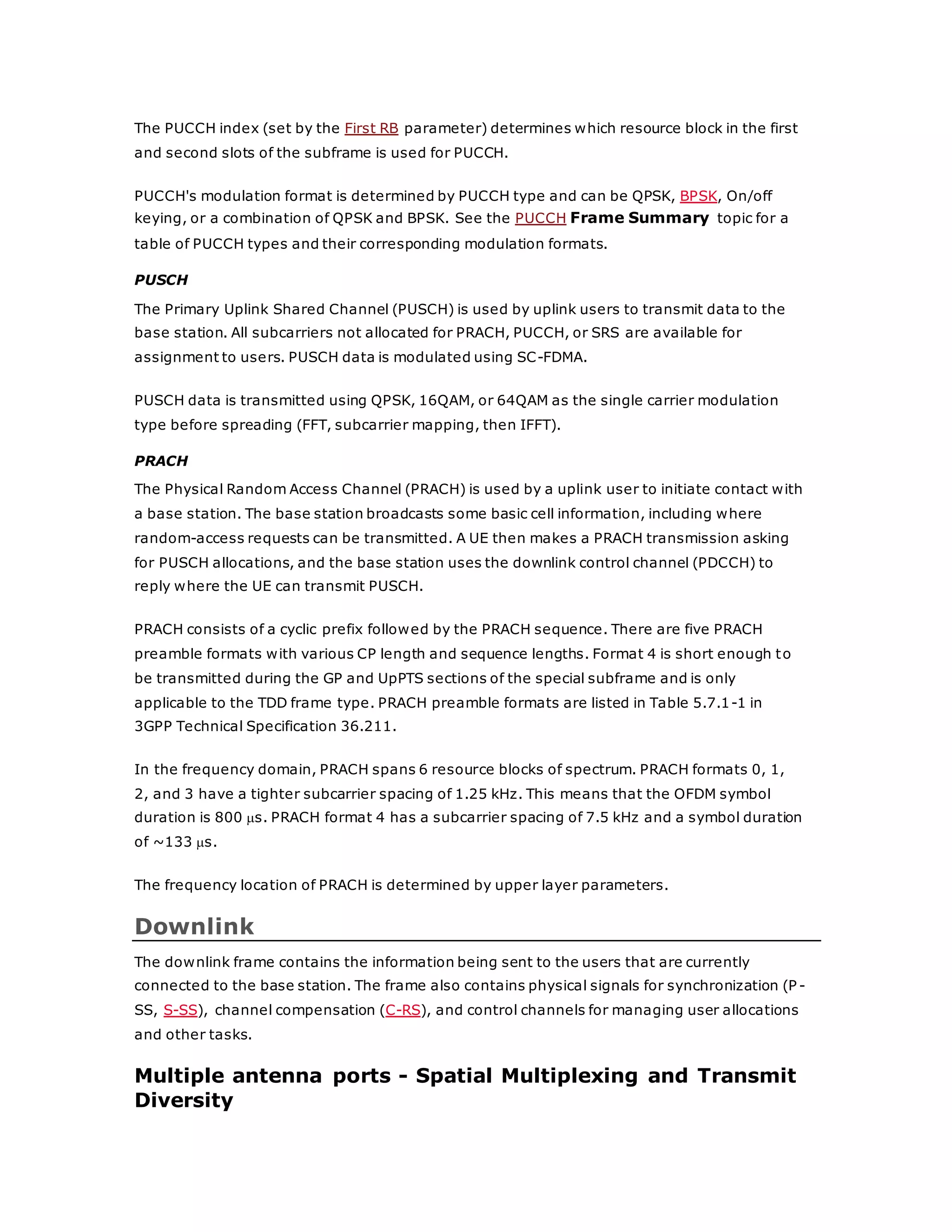 Lte physical layer overview | DOCX
