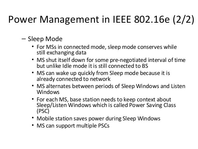 Lte power management