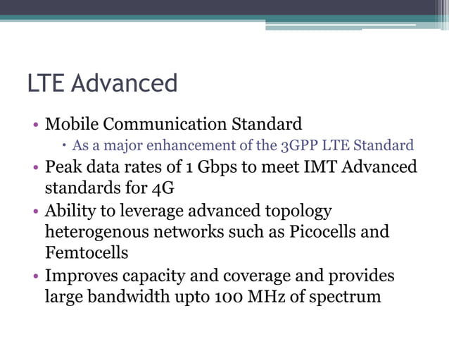 Lte Presentation.Ppt