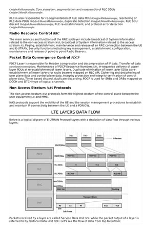 LTE Basic Guide _ Structure_Layers_Protocol stacks_LTE control channels | PDF