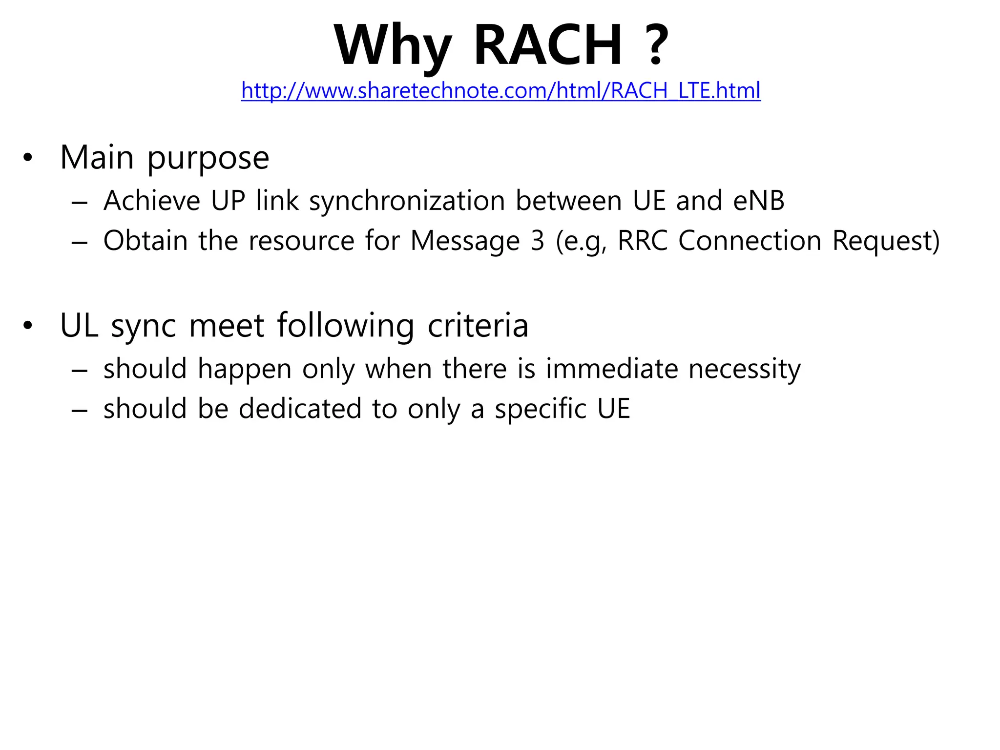Lte rach configuration and capacity | PPTX