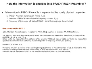 Lte rach configuration and capacity | PPTX