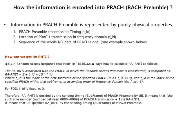 Lte Rach Configuration And Capacity