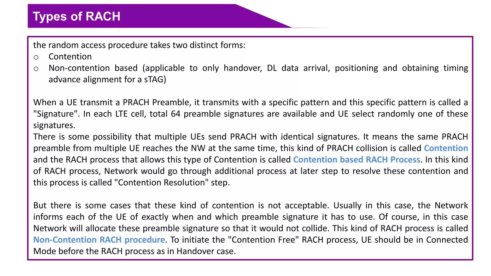 LTE RACH Procedure | PPTX