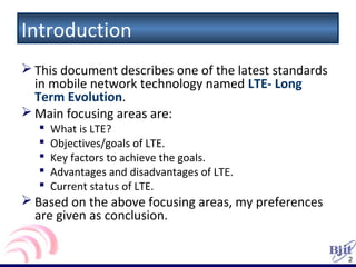 Basic of LTE | PPT