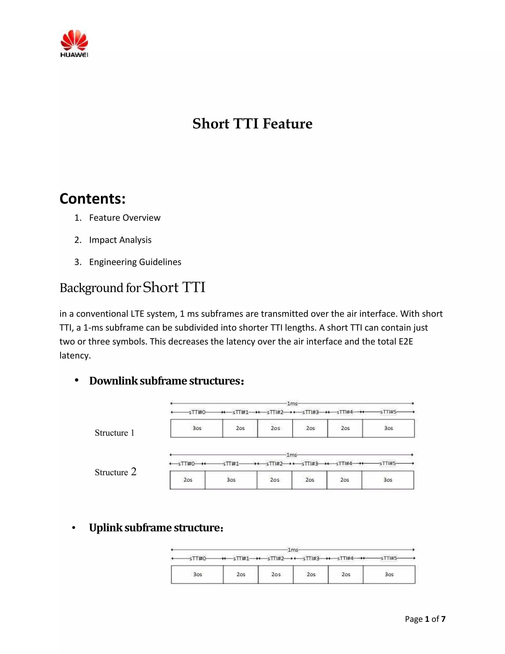 LTE Short TTI Feature.docx