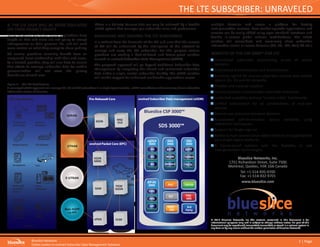 The LTE Subscriber: Unraveled | PDF | Smartphones | Consumer Electronics