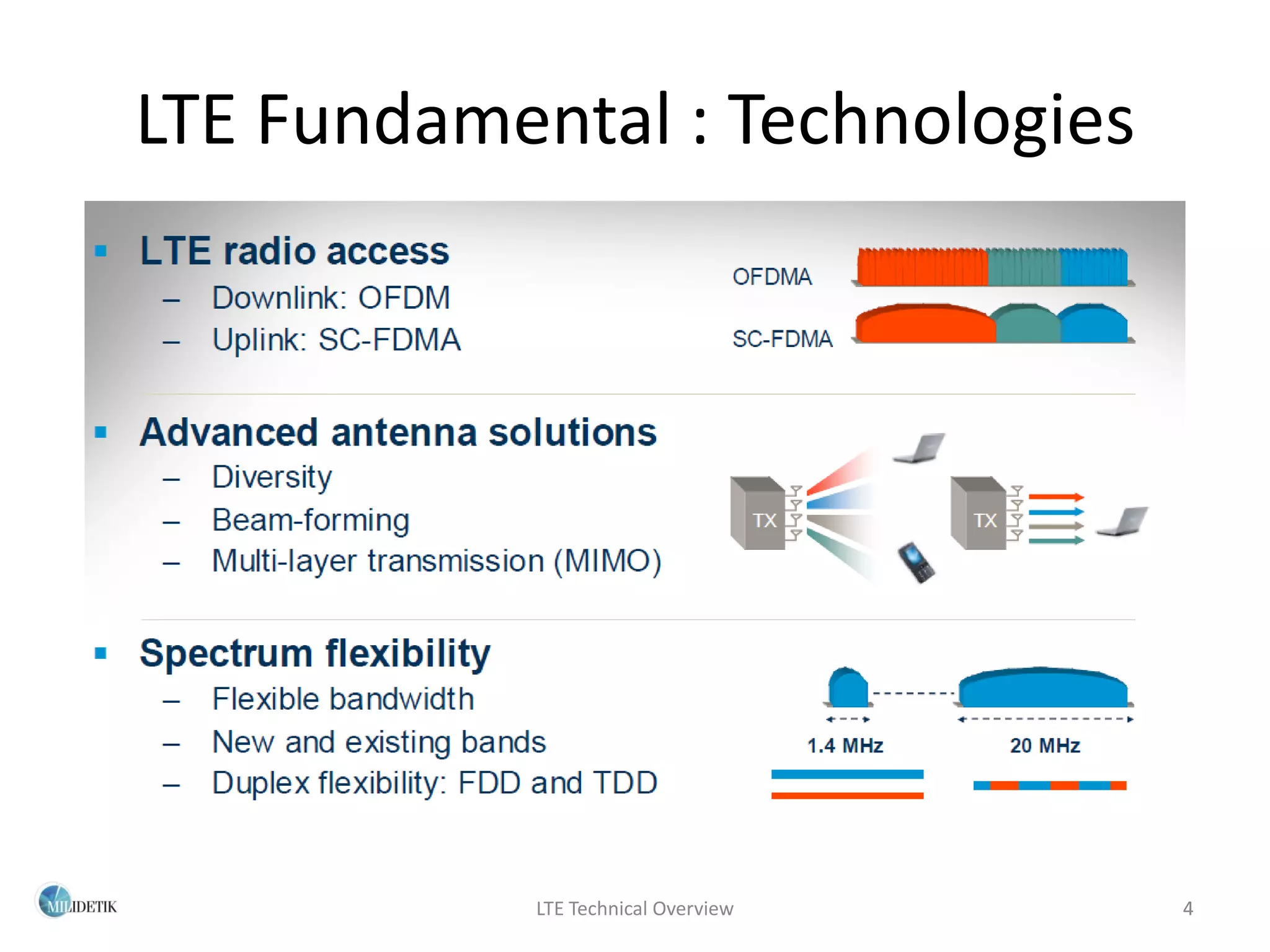 Lte technical overview | PDF | Computer Networking | Computing
