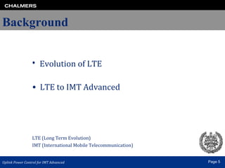 LTE Uplink Power Control | PPT