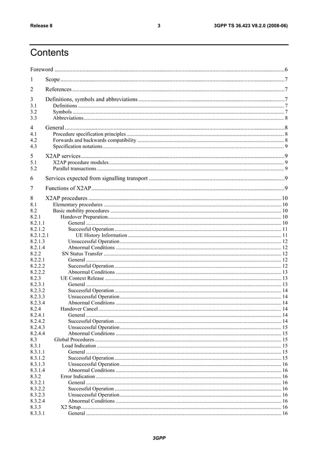 Lte x2 ap_3gpp_36423-pdf | PDF