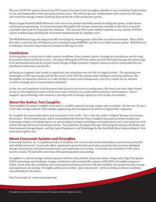 Ltfs new-archive-workflow-whitepaper | PDF | Data Storage and Warehousing | Computing