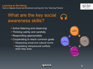 Social awareness--How to help students build strong relationships | PPT