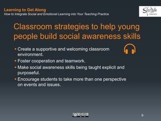 Social awareness--How to help students build strong relationships | PPT