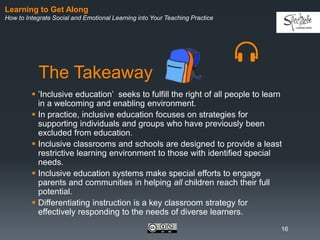 Learning is for everyone--How to make your classroom and school more ...