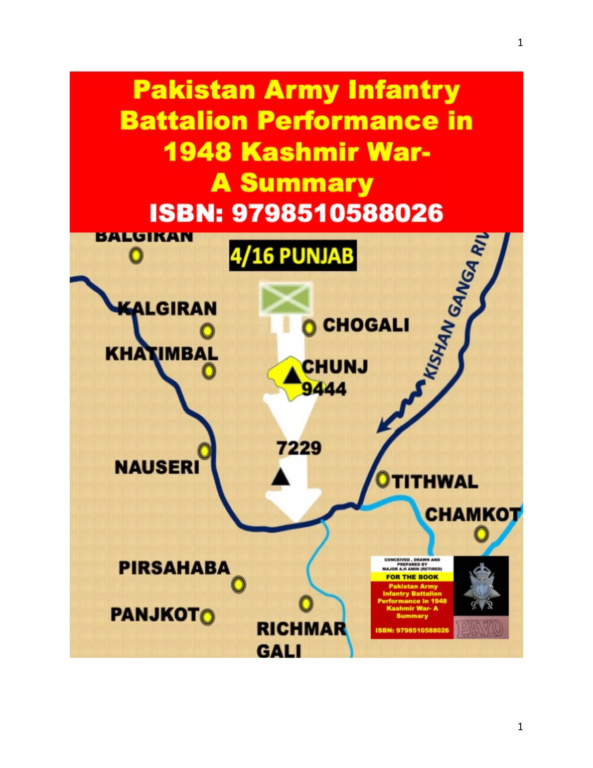 LTG ATIQ UR RAHMAN SIMPLY WHITE WASHES 4 FFs GLORIOUS 1948 WAR ...