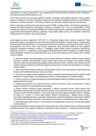 Ataskaita GenderED | PDF