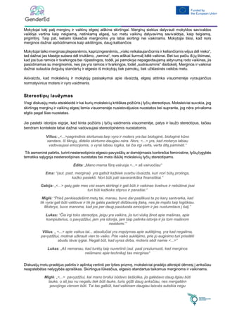 Ataskaita GenderED | PDF