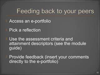 LTHE Assessment and Feedback using PBL | PPT