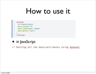 Lt html data_attributes | PPT