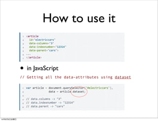 Lt html data_attributes | PPT