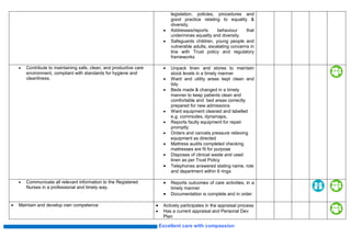 LTHTR HCA 438 RC7430 Job Description and Person Specification | PDF